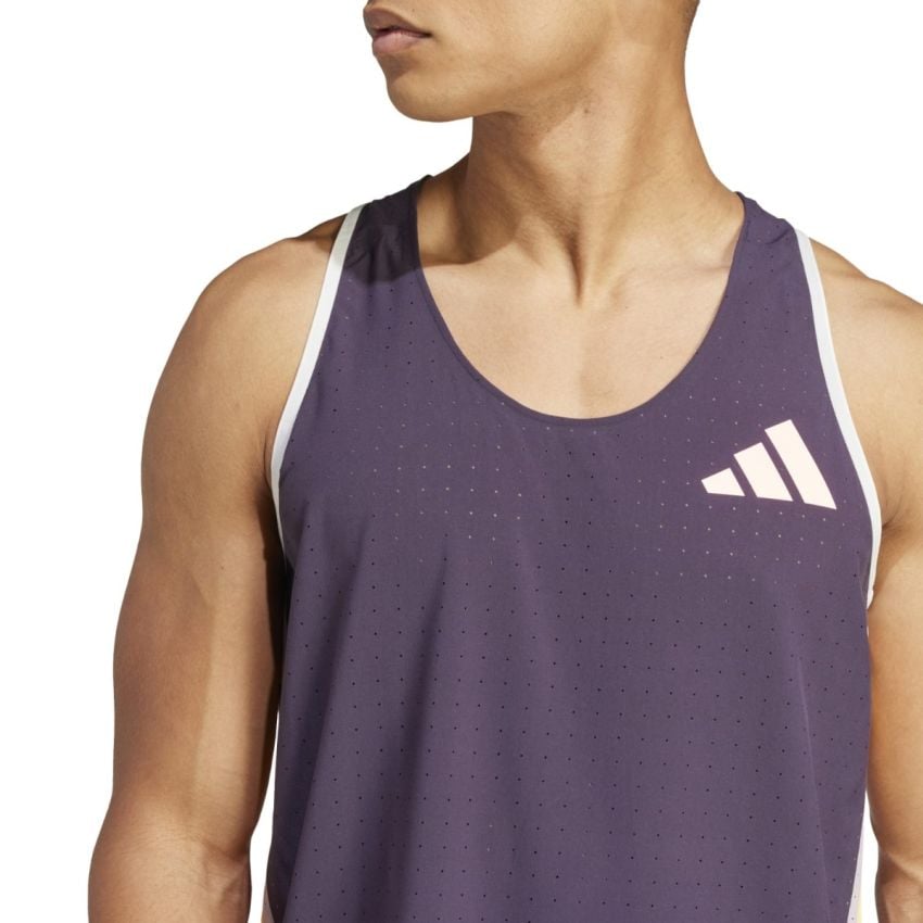 ADIZERO PROMO RUNNING SINGLET